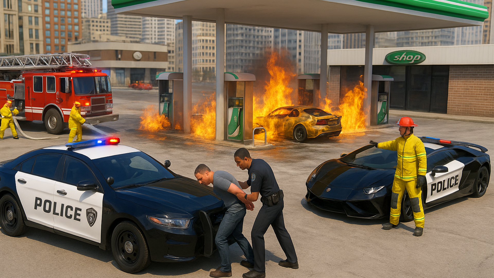 Police Chase Car Game: Cop Driving Simulator & Highway Pursuit 3D - App ...