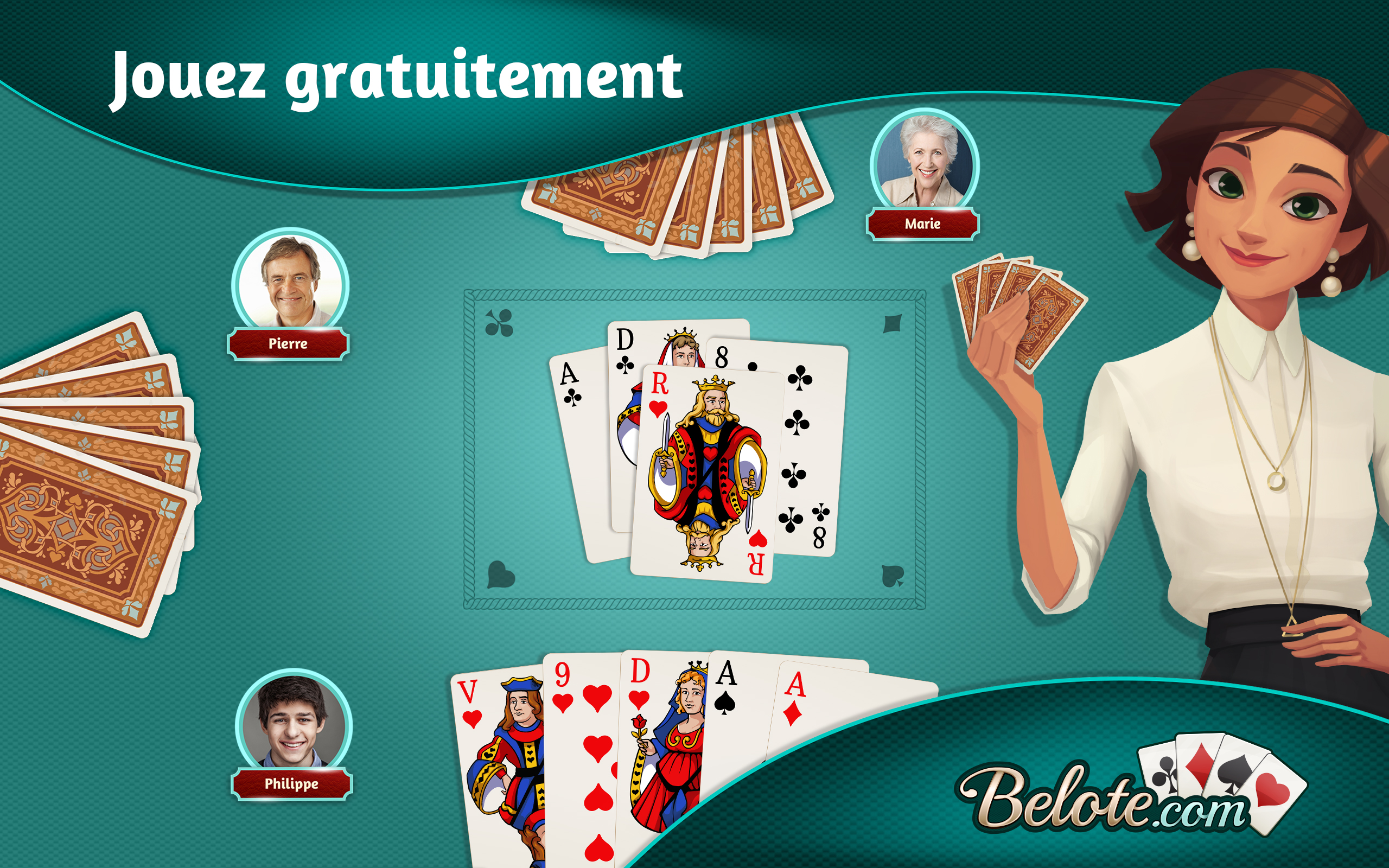 Belote.com - Belote & Coinche - App on Amazon Appstore