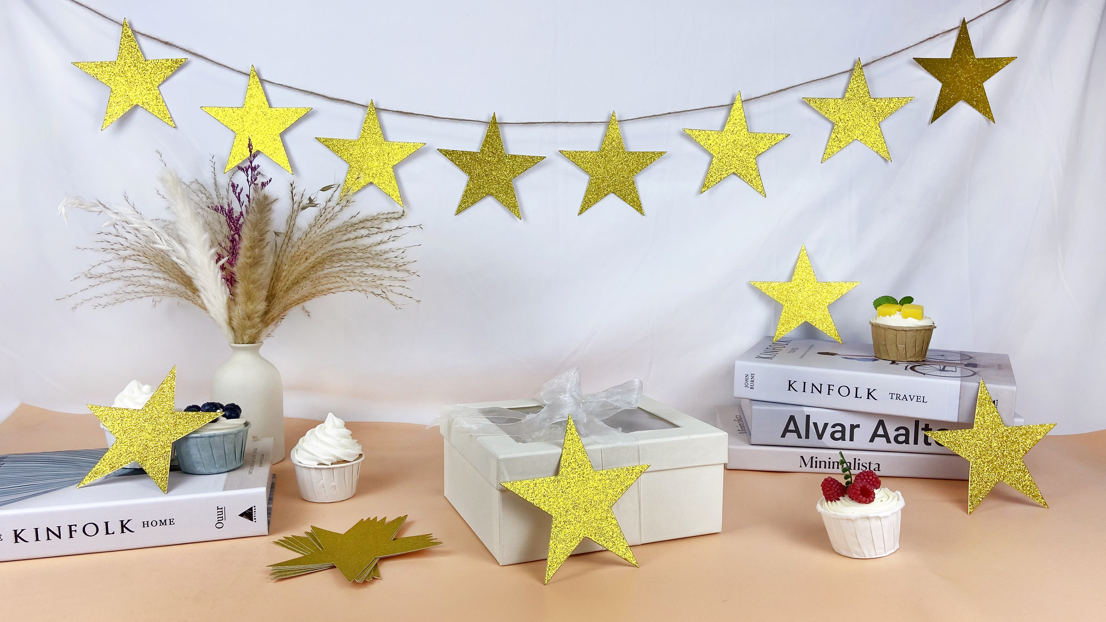 Big Star Outus - - Outus 72 Pieces 11 Inch Large Gold Stars Cutouts ...