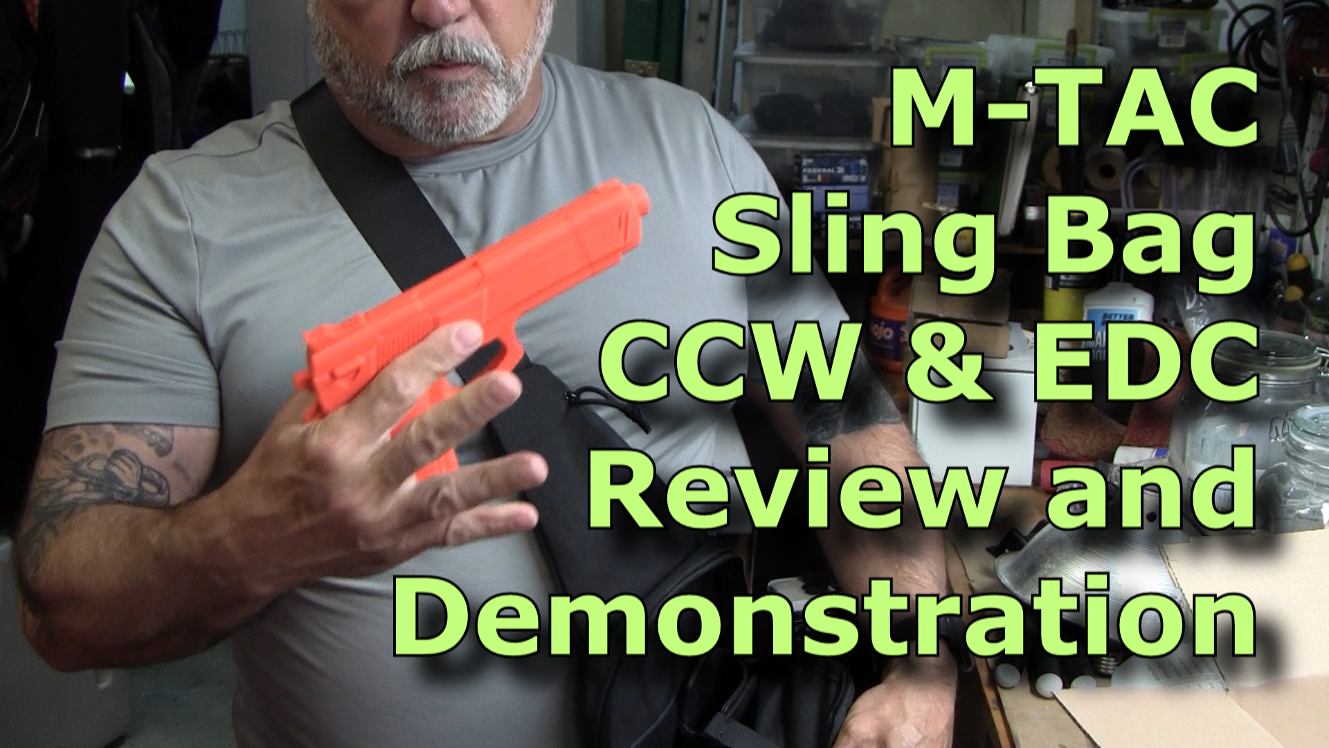 Watch MTAC EDC CCW Sling Bag Overview and Review on Amazon Live