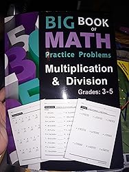 Amazon.com: Big Book of Math Practice Problems Multiplication and ...