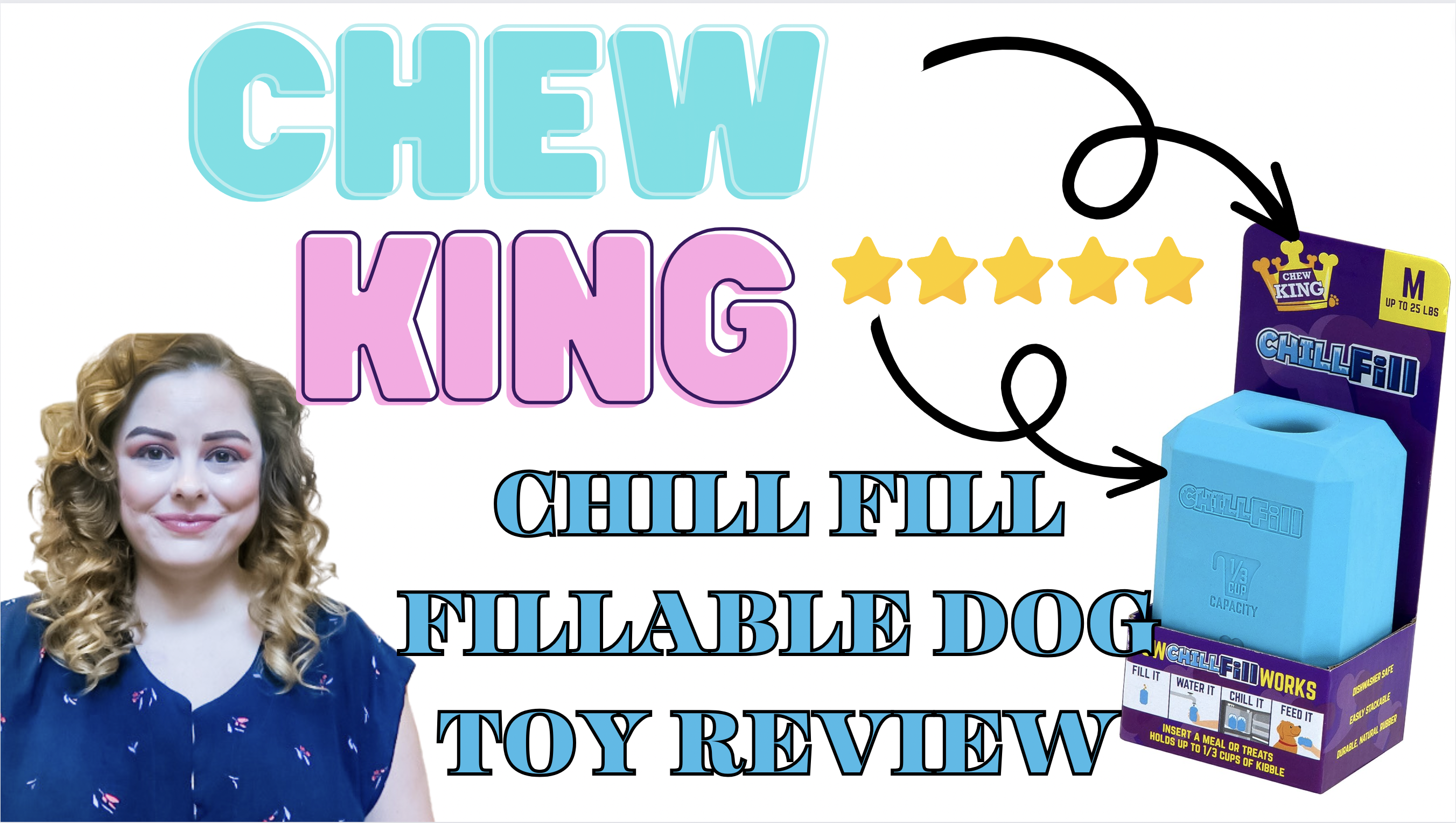 Watch Chew King Freezer Toy Review on Amazon Live