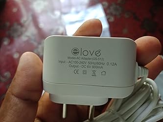 Elove BP Adapter for Omron 5, 7 Series Blood Pressure Monitor/ 6V AC/DC ...