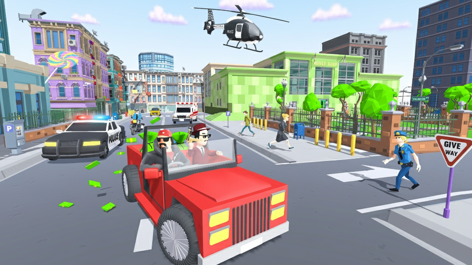 Grand Bank Heist 3D: Robbery Crime Simulator & Police Chase Mission ...