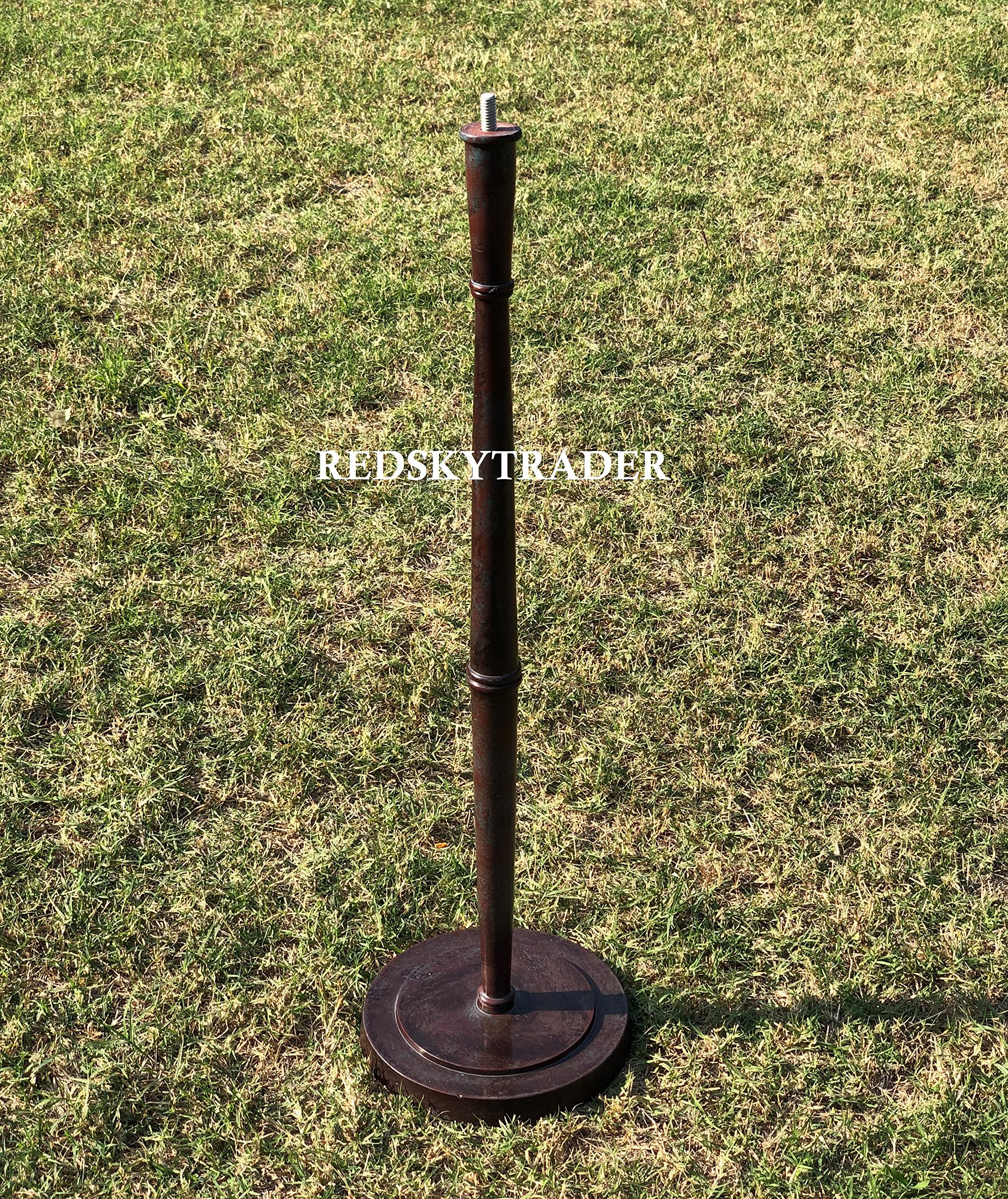 Cast Aluminum Sundial Stand Garden - Display Stand For 8 Or 10 Inch ...