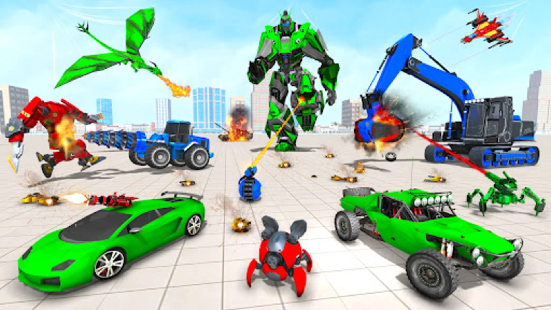 Mech Robot Transforming Game, Multi Robot Shooting Game - App on Amazon ...