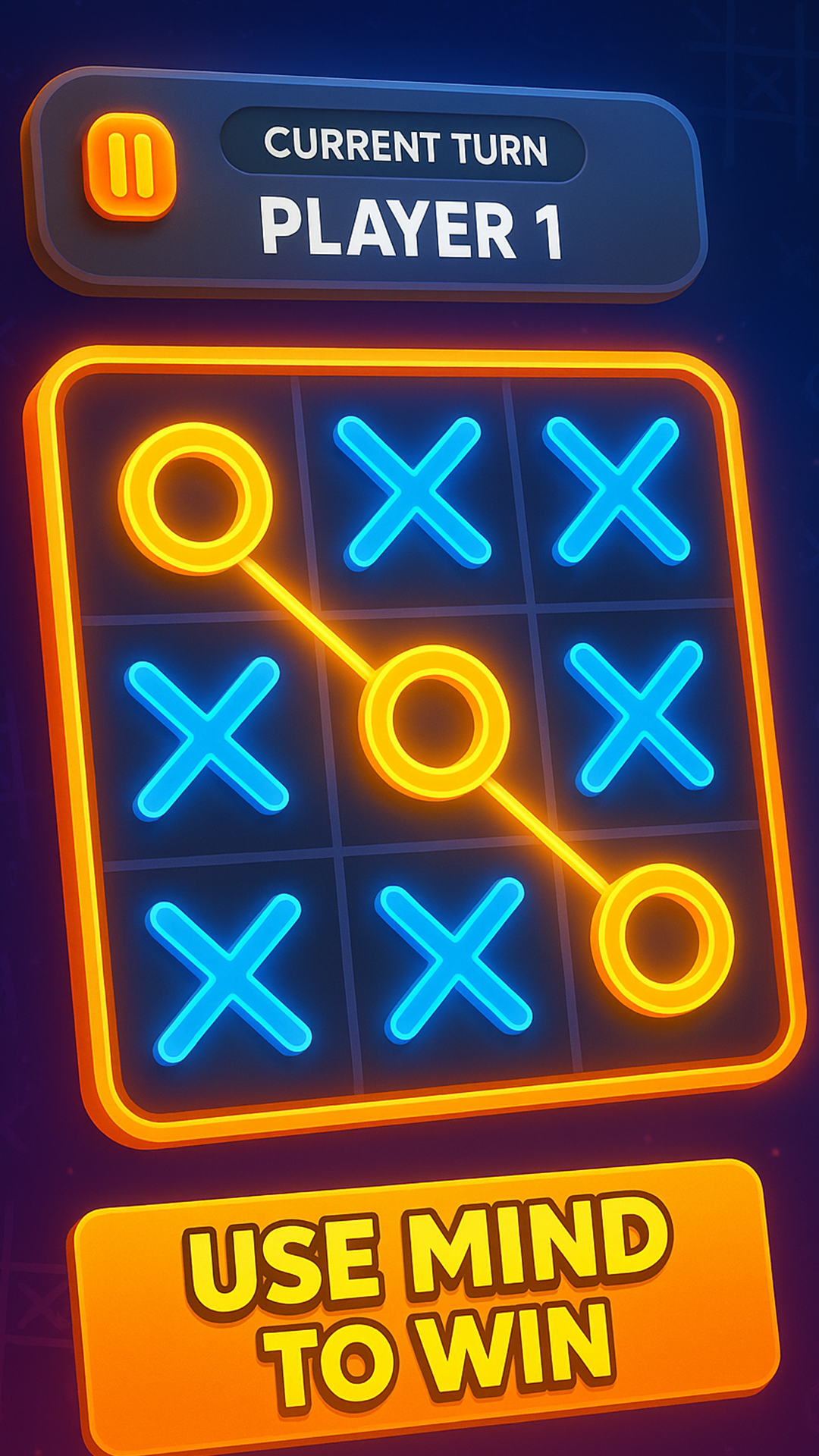 Tic Tac Toe Puzzle Games | XOXO 2 Player Game-Amazonアプリストアのアプリ
