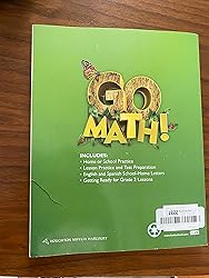 Go Math!, Grade 1: Student Practice Book: Houghton Mifflin Harcourt ...