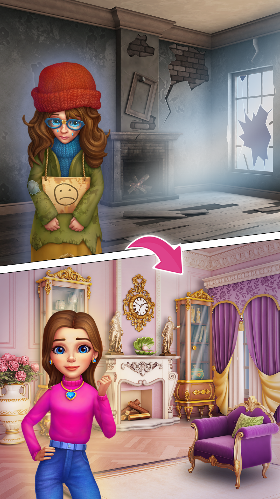 Makeover Time: Match 3 puzzles - App on Amazon Appstore