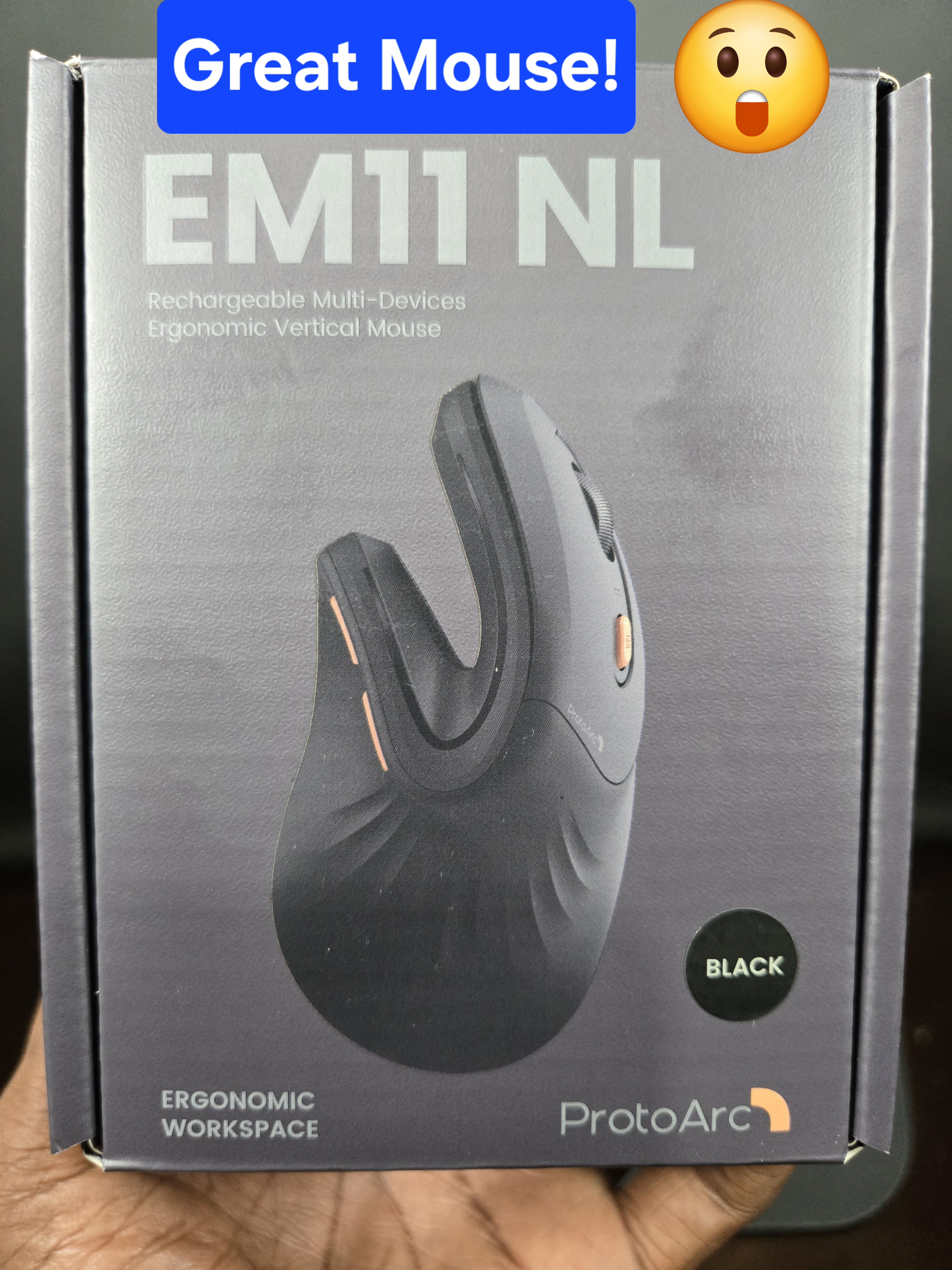 Watch ProtoArc EM11 NL - Vertical Ergonomic Wireless Mouse on Amazon Live