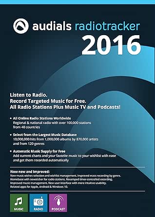 Amazon.com: Audials Radiotracker 2016 [Download] : Musical Instruments