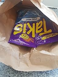 Takis Blue Heat Rolled Tortilla Chips, Hot Chili Pepper Artificially ...