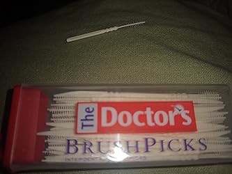 Amazon.com: The Doctor's BrushPicks Interdental Toothpicks | 120-Picks ...