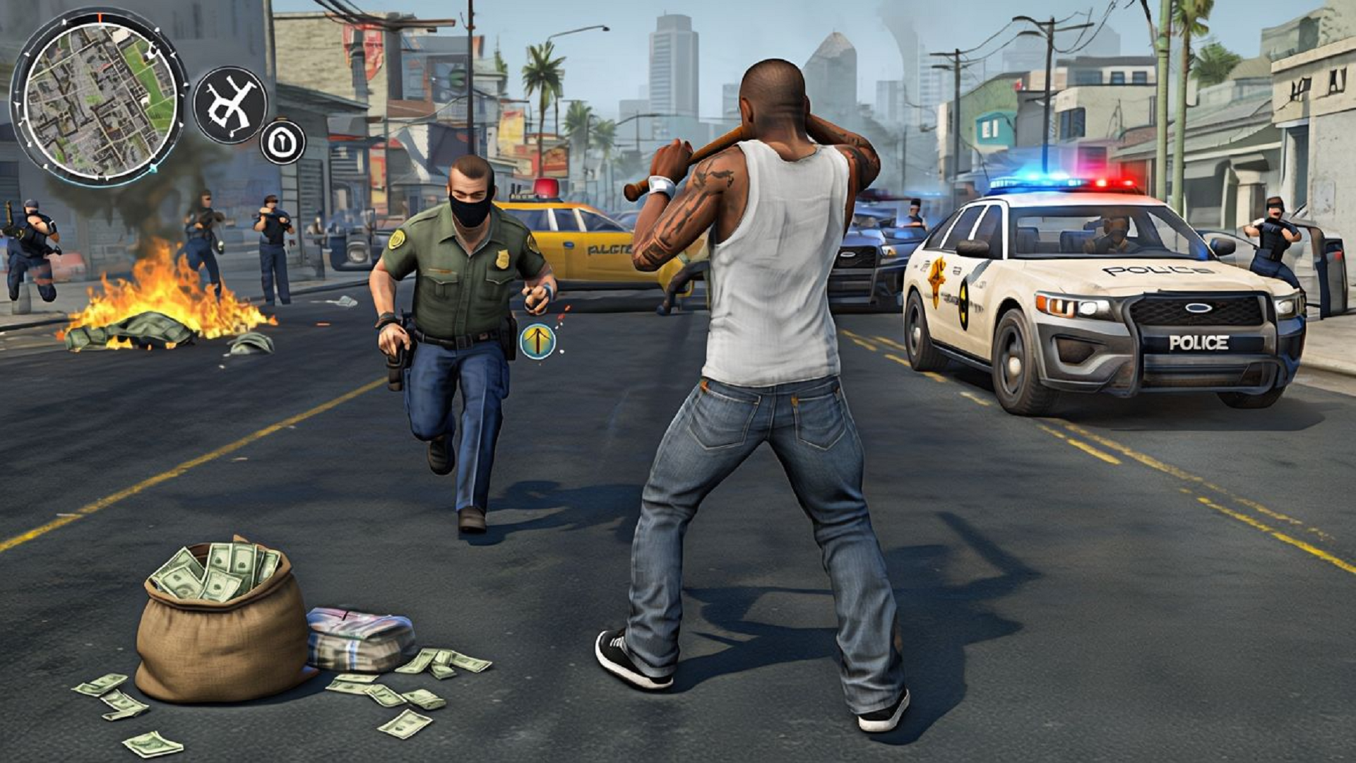 Gangster Game-Gang wars 4- Grand gangster crime game, gt Miami gangster ...