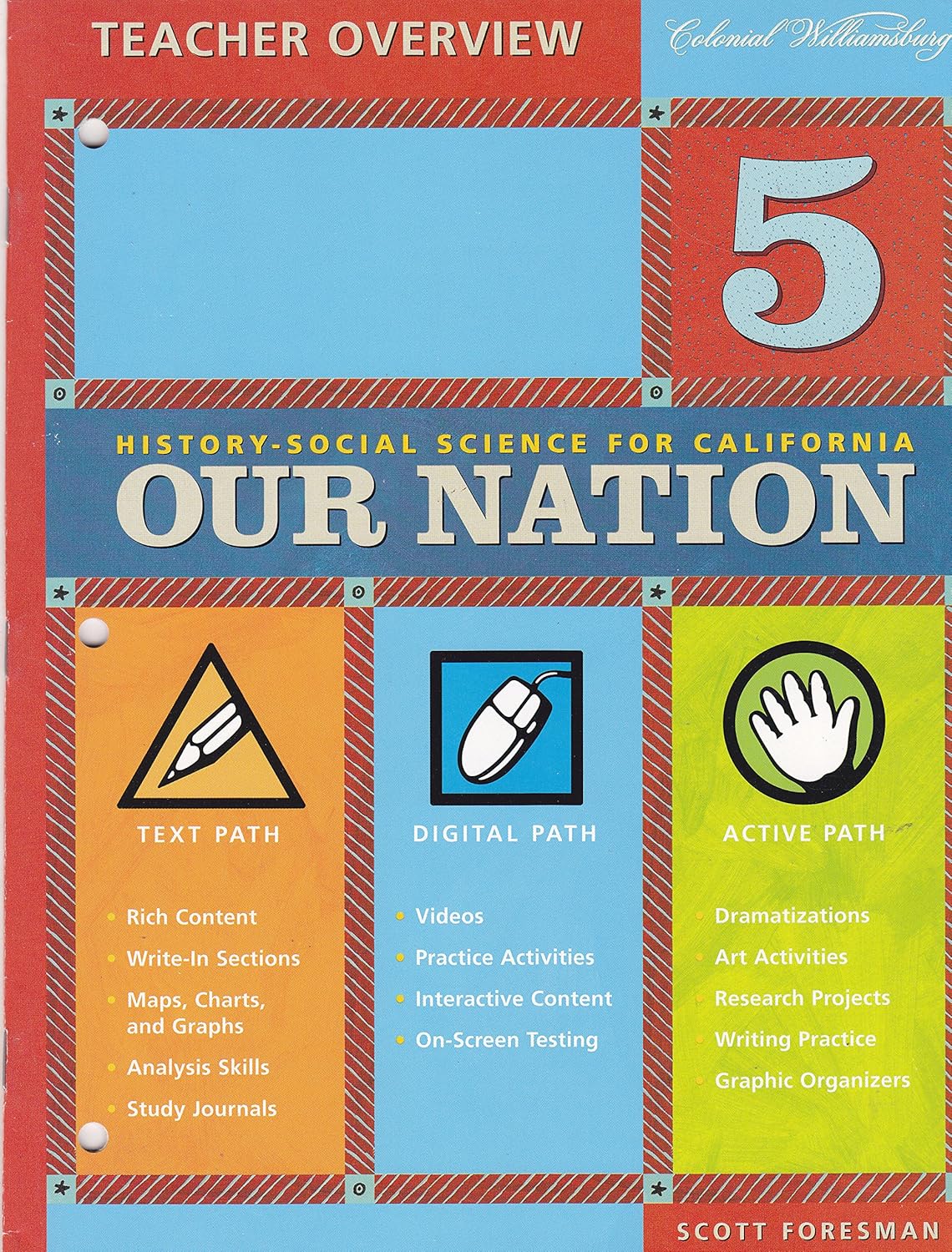 Teacher Overview (History-Social Science for Cailfornia: Our Nation ...