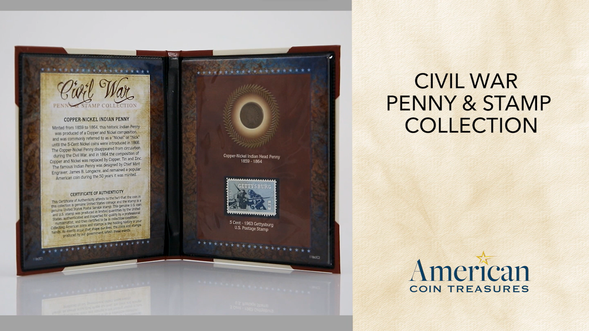 1948 Proof Coin Set Vintage Post Office Civil War Commemorative Stamps ...