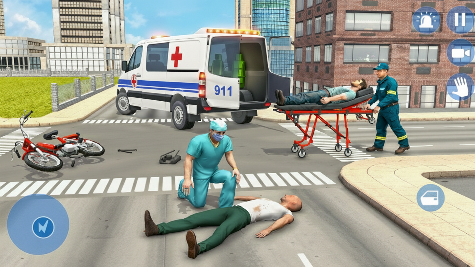 City Ambulance Rescue Simulator 3D: Emergency Driving & Hospital Rescue ...