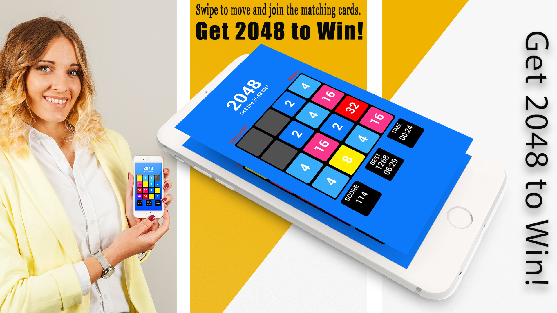 2048 Game - Get the 2048 tile ! - App on Amazon Appstore