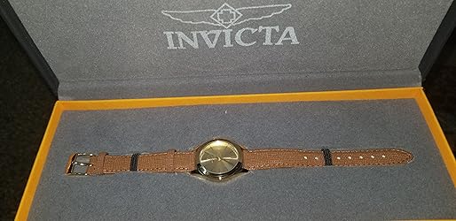 Amazon.com: Invicta Women's 15149 "Angel" 18k Yellow Gold Ion-Plated ...