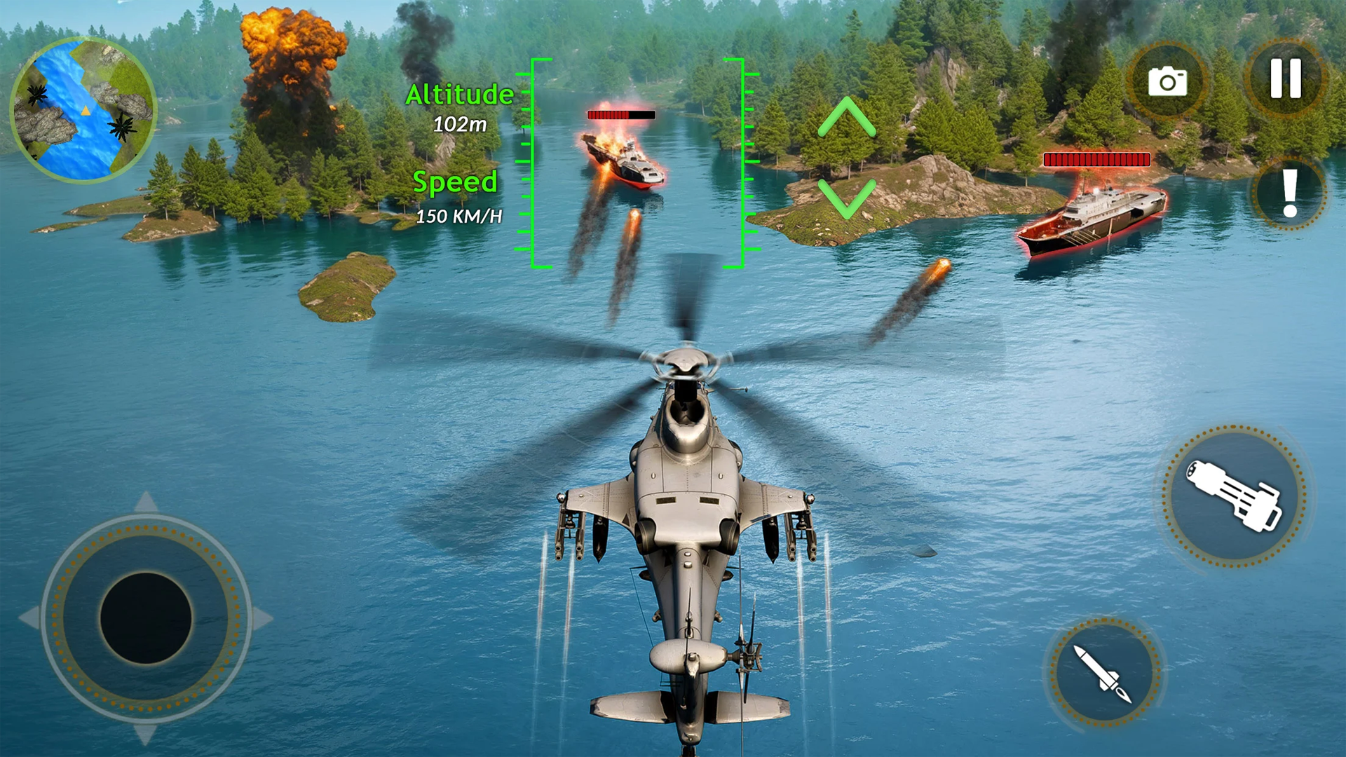 Gunship War Chopper Shooter Helicopter Game – Army Gunship Air Strike ...