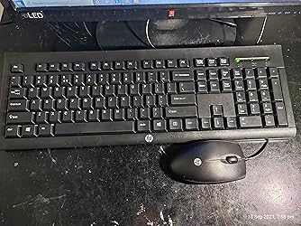 Amazon.in: Buy HP Desktop C2500 Keyboard & Mouse Combo, 3 Buttons Mouse ...