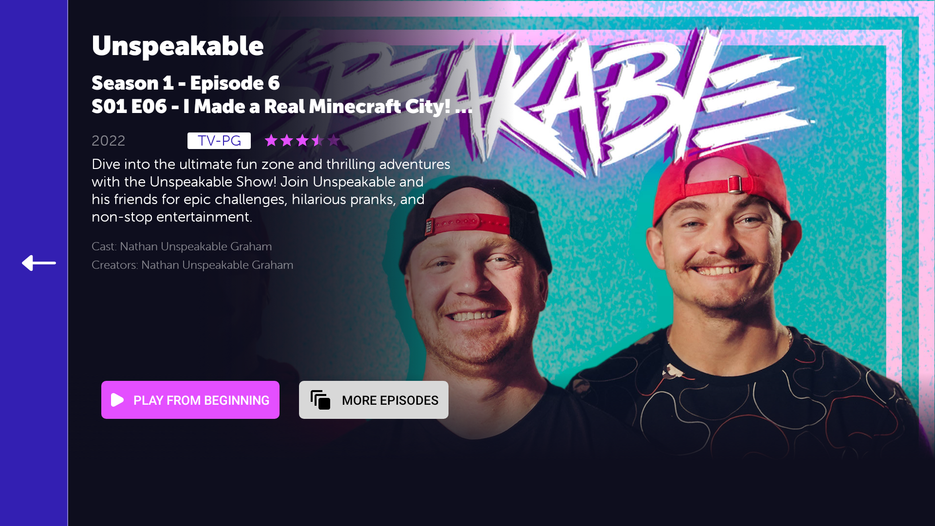 A one-stop shop for all your free Unspeakable content! - App on Amazon ...