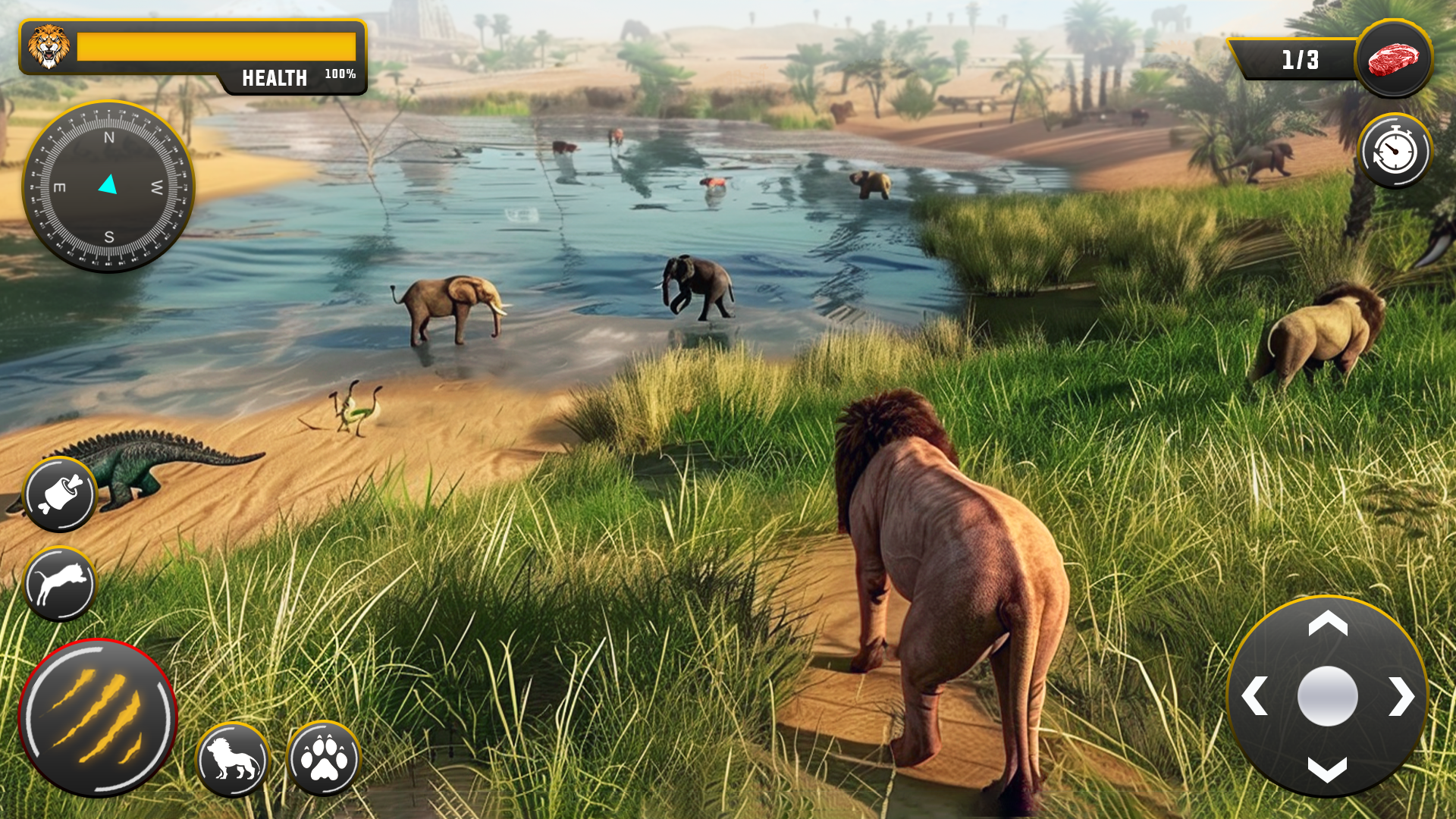 Ultimate Lion Simulator - Jungle King Lion Attack Animal Survival Games ...