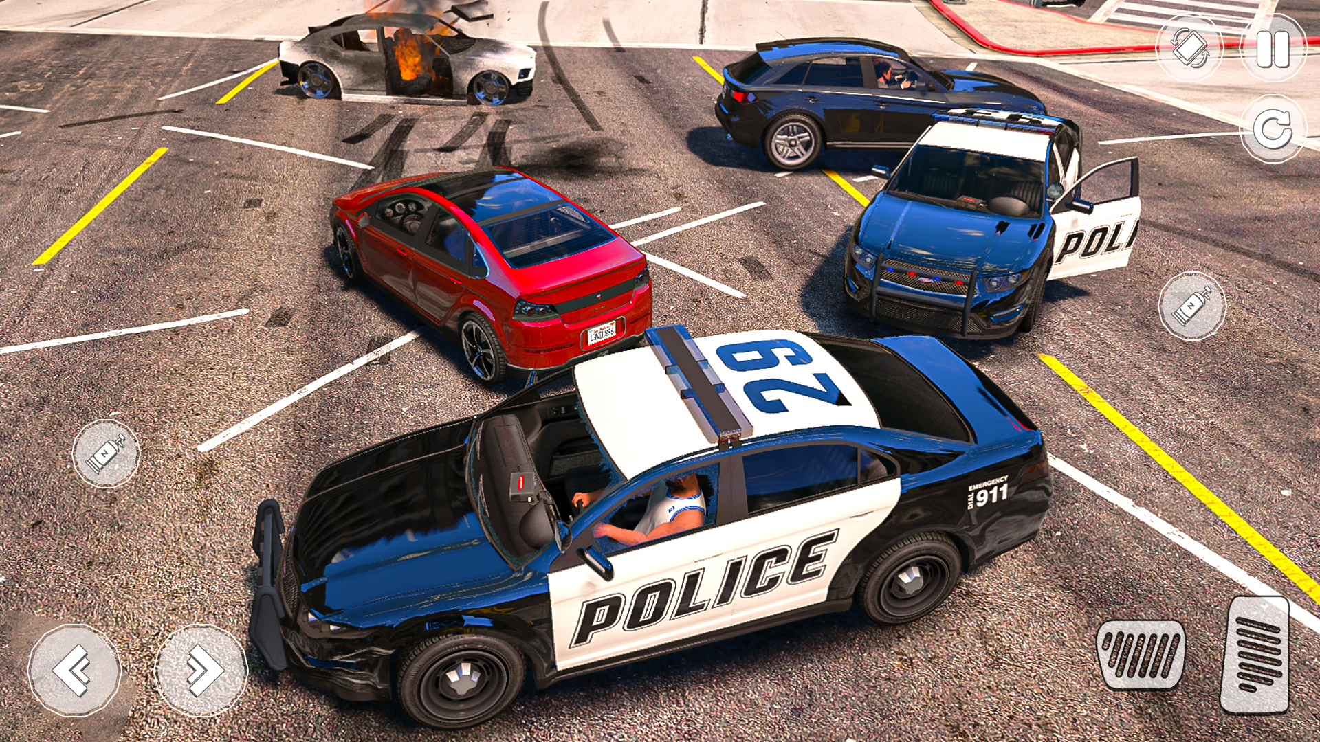 Real Police Car Chase 3D: Gangster Escape and Cop Driving Game - App on ...