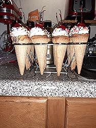 Amazon.com | Wilton Cupcake Cones Baking Rack, 12-Cavity Ice Cream Cone ...
