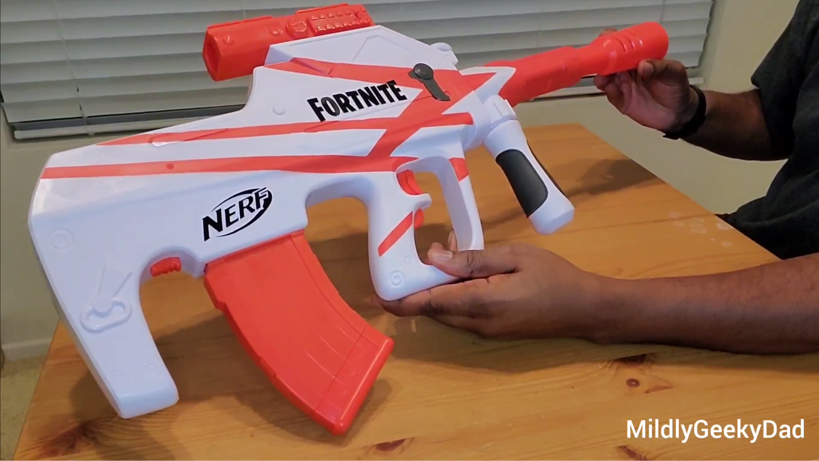 Watch NERF Fortnite B-AR Motorized Dart Blaster on Amazon Live