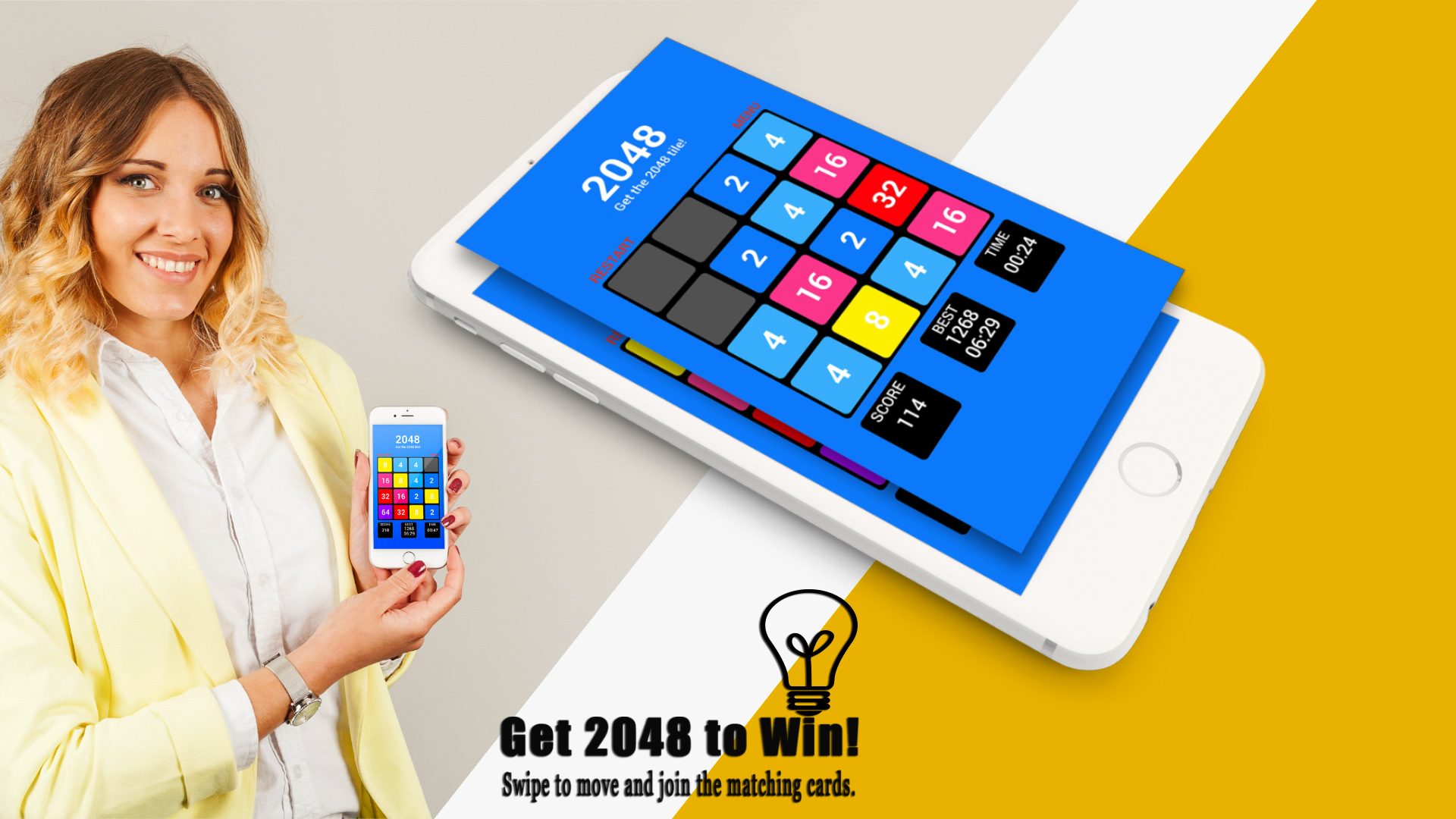 2048 Game - Get the 2048 tile ! - App on Amazon Appstore