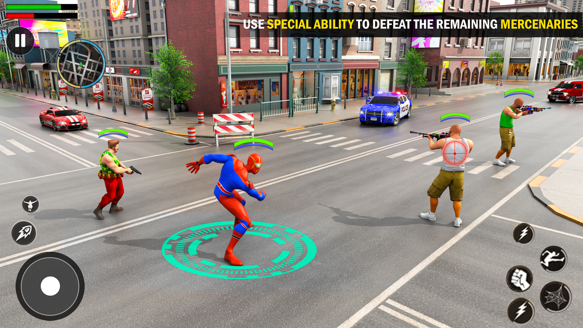 Spider Rope Hero: Spider Fighter Game, Open World Superhero Crime City ...