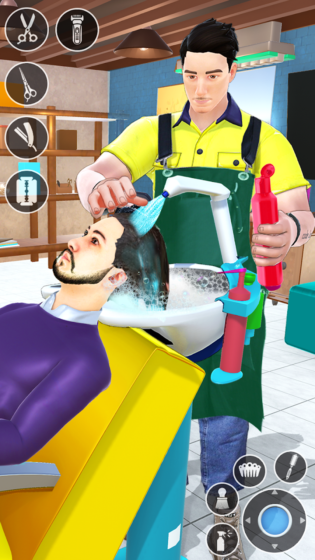 Barber Shop Hair Salon: Crazy Hair Cutting Games 3D Simulator - App on ...