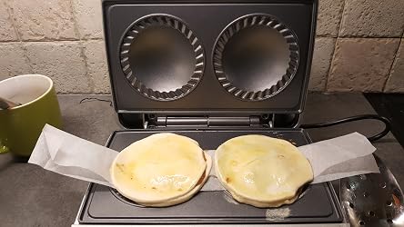 Quest 35970 Double Deep Fill Pie Maker/Features Built-In Crimping Edge ...