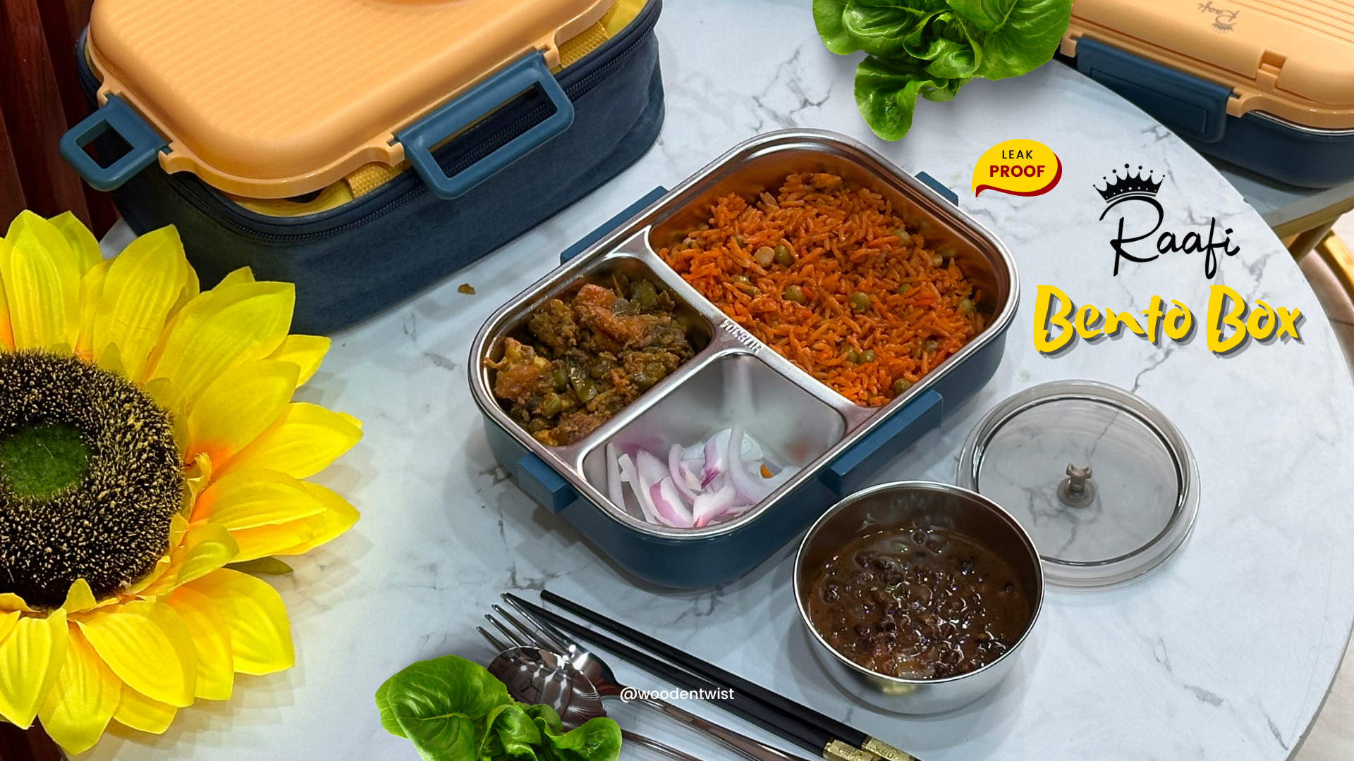 Watch Raafi Lunch Box Stainless Steel Bento Box on Amazon Live