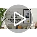 Amazon.com - Creative Picture Frames 11" x 22" Black Newspaper Display ...