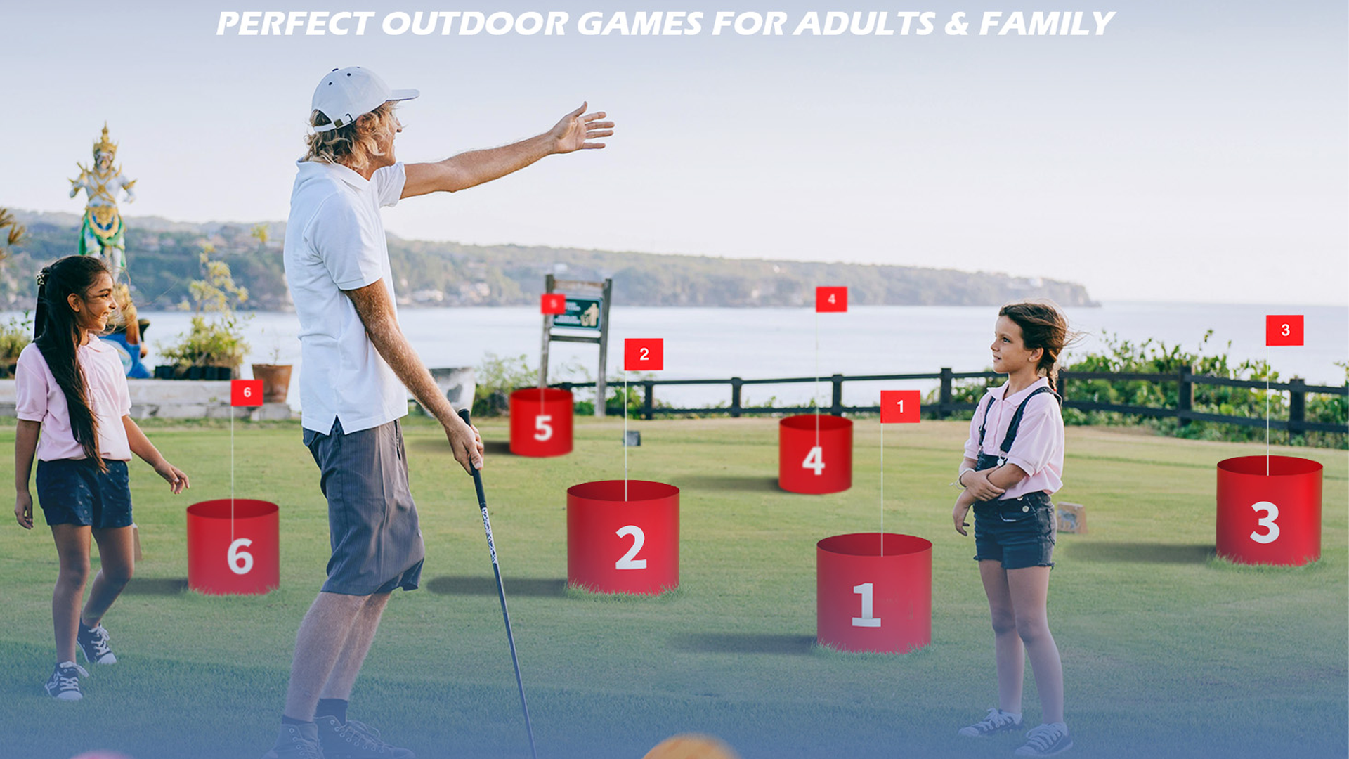 Watch FOOING PortableYard Golf Game Set for Adults Kids Outdoor on ...