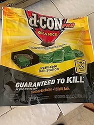 Amazon.com: D-Con Refillable Mouse Bait Station, 1 Bait Station + 20 ...