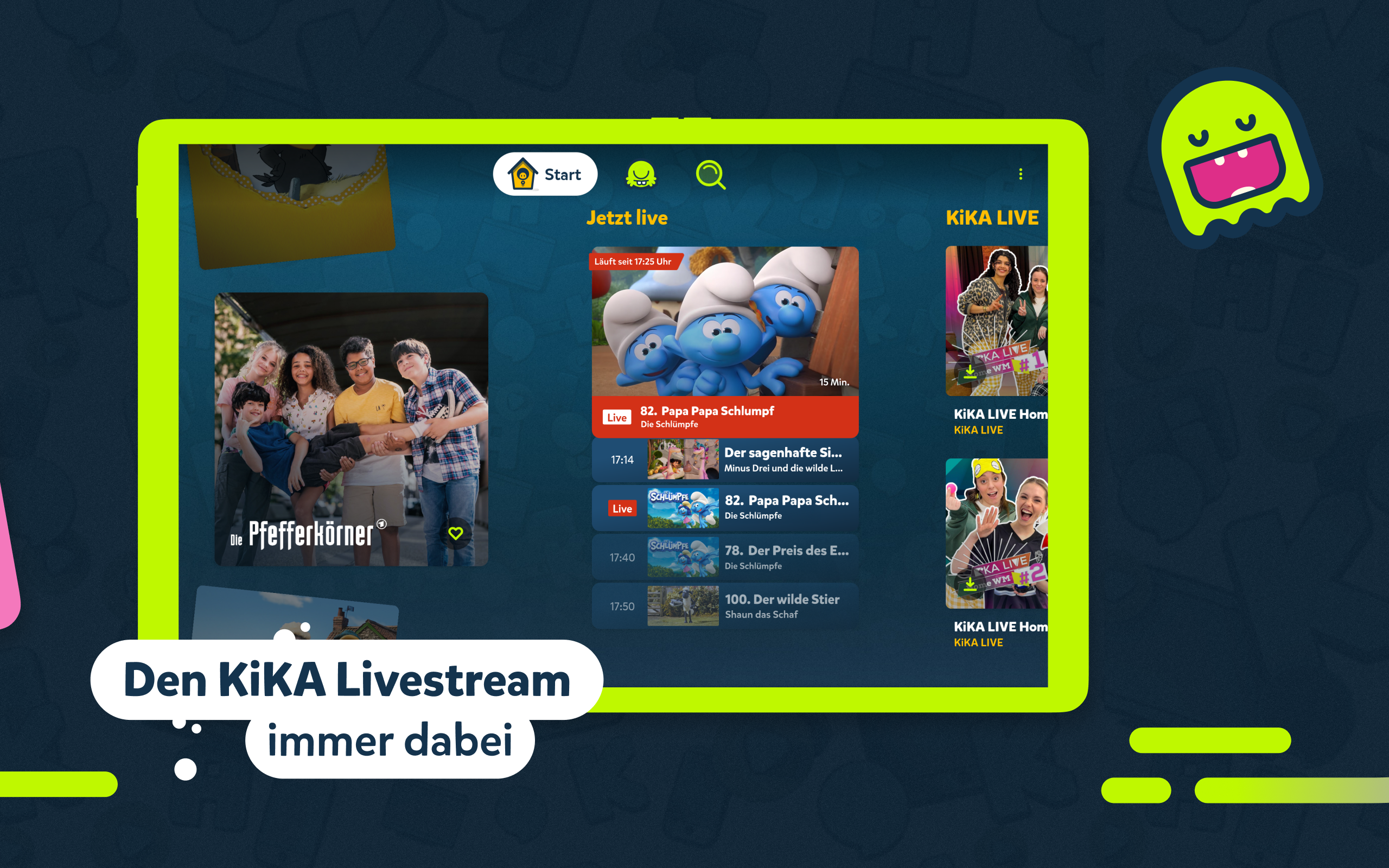 KiKA: Videos, Movies & Series and KiKA Livestream for kids - App on ...