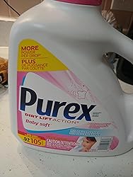 Purex Baby Soft, Hypoallergenic Liquid Laundry Detergent, 4.23L, 105 ...