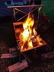 Deuba Stainless Steel Charcoal BBQ Grill With Air Vents | Portable Folding Double Grill Barbecue ...