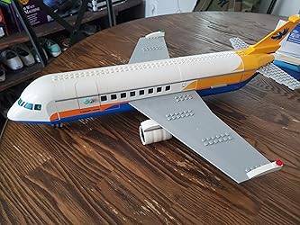 Amazon.com: LEGO City Passenger Airplane 60262, with Radar Tower ...
