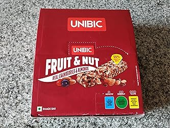 Unibic Snack Bar Fruit and Nut 360g Pack of 12, 360g : Amazon.in ...