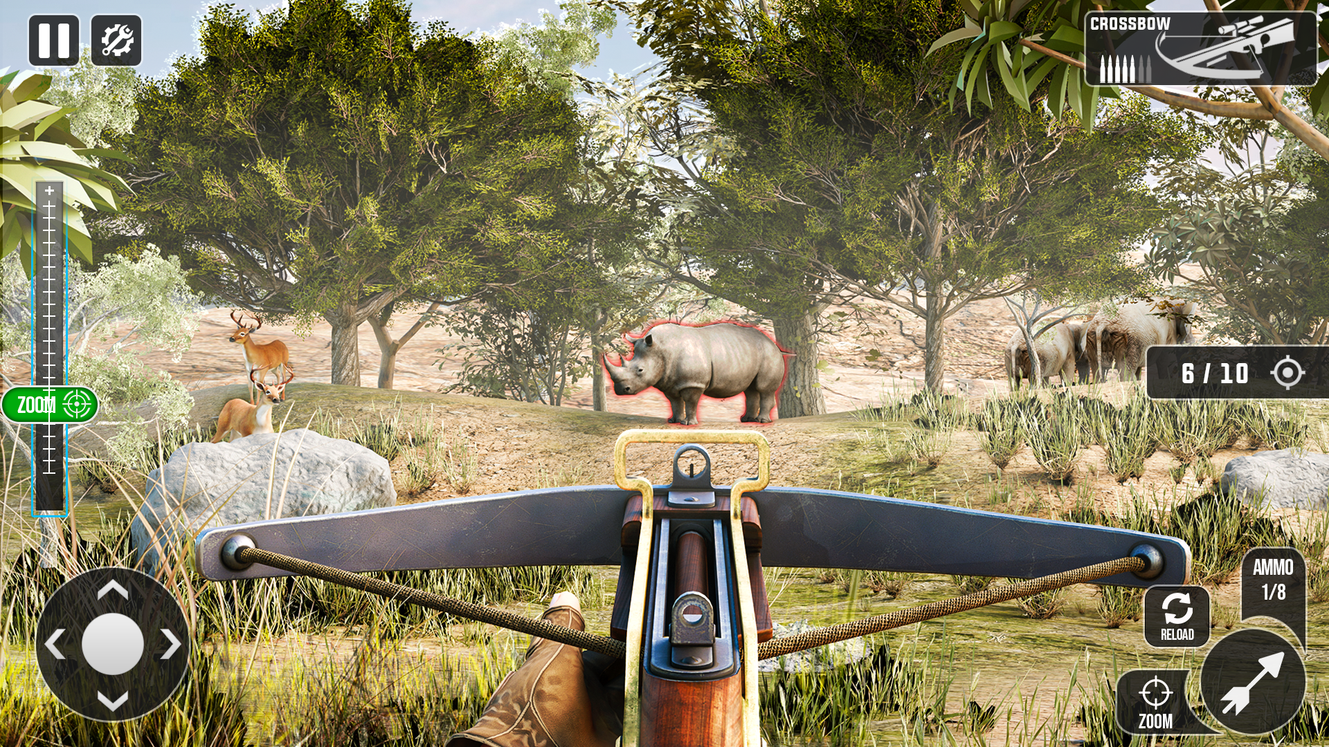 Wild Safari Animal Hunting: FPS Jungle Sniper Shooter Animal Hunter ...