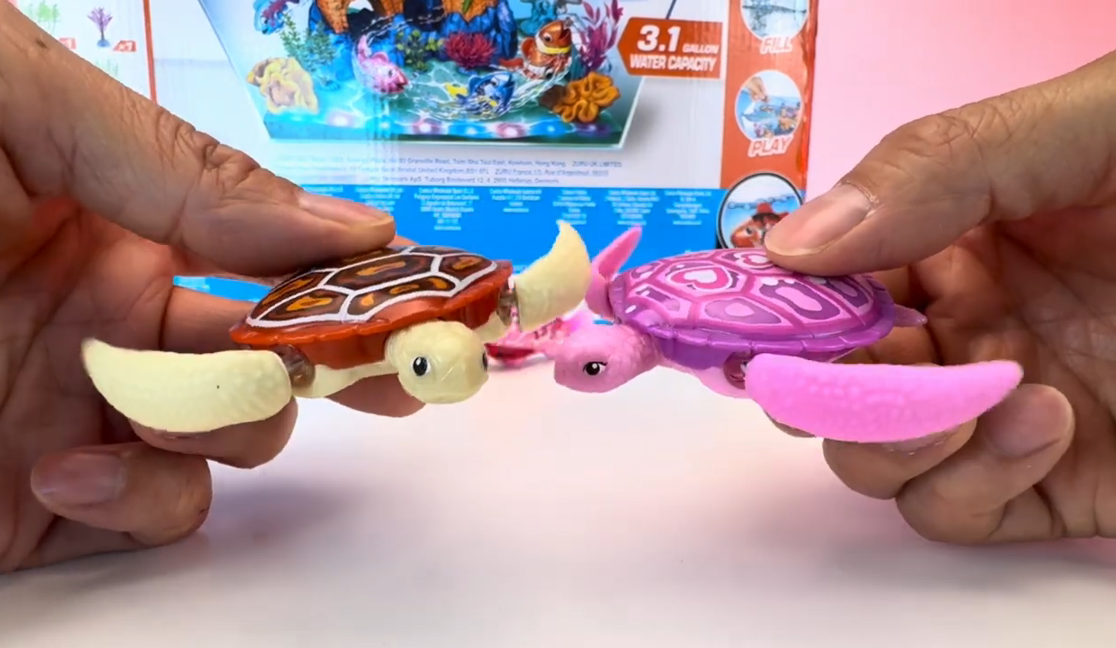 Watch ROBO ALIVE Swimming Turtles. So Real and fun to play with on ...