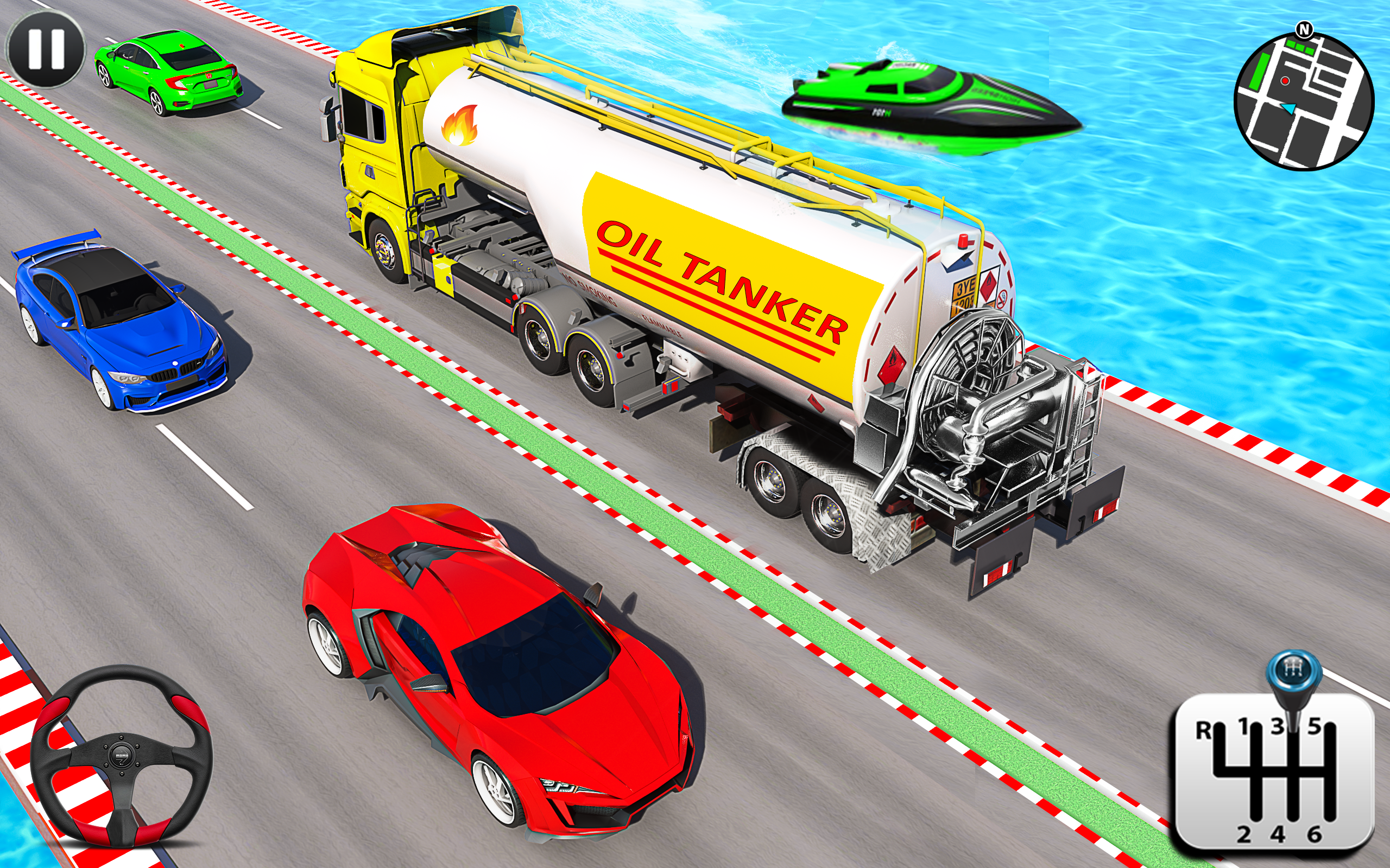 Offroad Oil Tanker Truck Driving Simulator Games-Oil Tanker Cargo Truck ...
