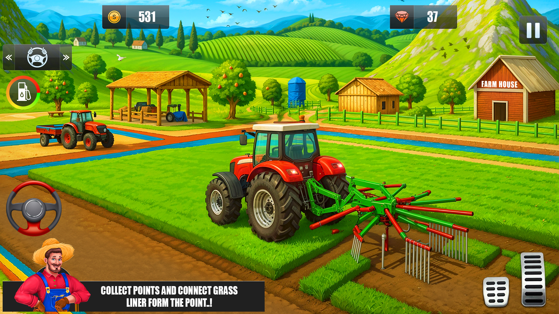 Enjoy Tractor Farming Game With Lot of Fun - App on Amazon Appstore