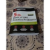 5 Lb. Book Of Gre Practice Problems: 1, 800+ Practice Problems In Book ...
