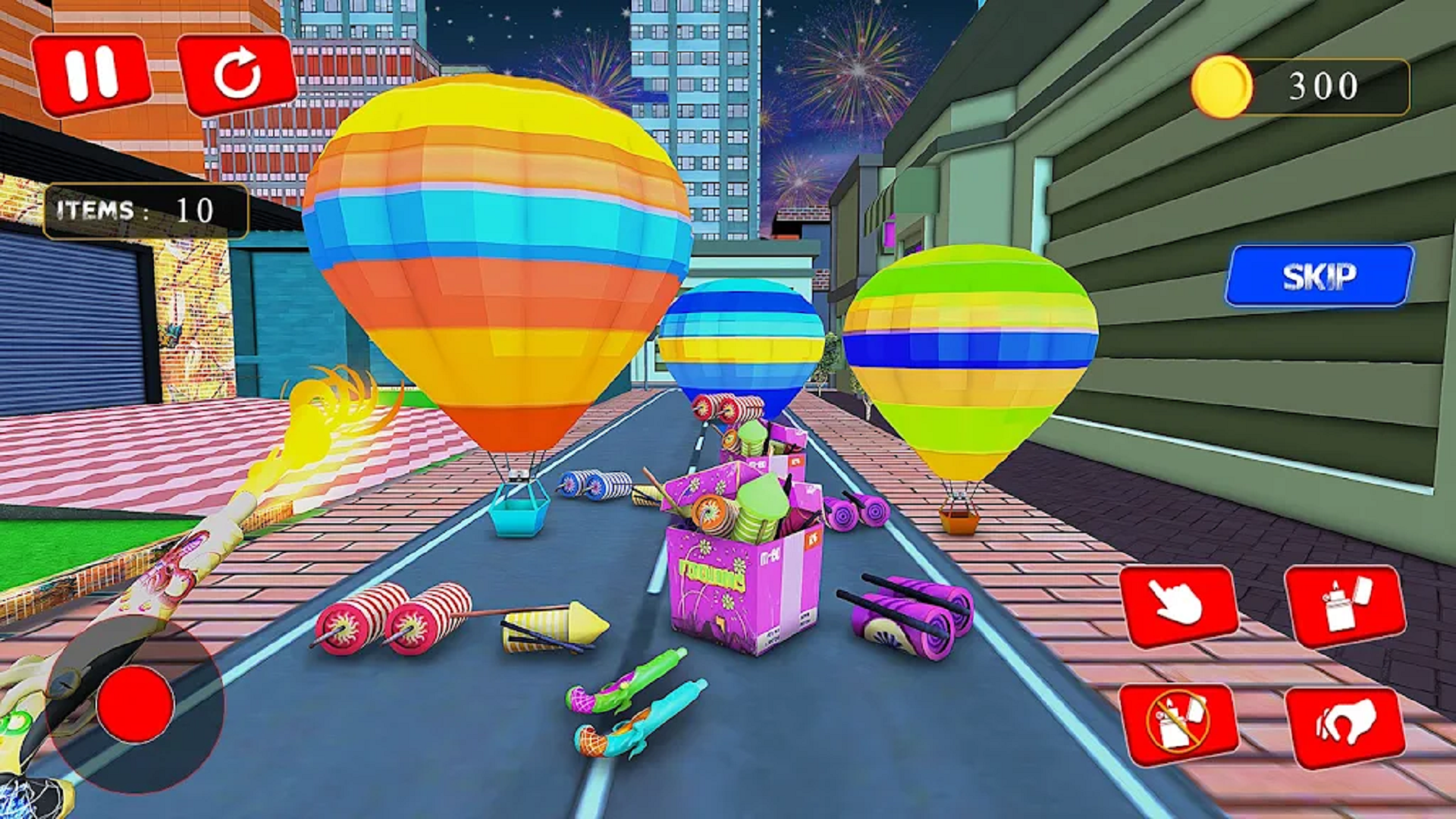 Fireworks Light Show Simulator 3d- Fireworks Night Crackers Simulator ...