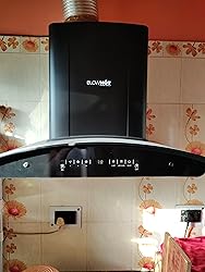 BLOWHOT 90cm 1650 m/h New BLDC Motion Sensor Chimney with Installation Kit For Kitchen ...